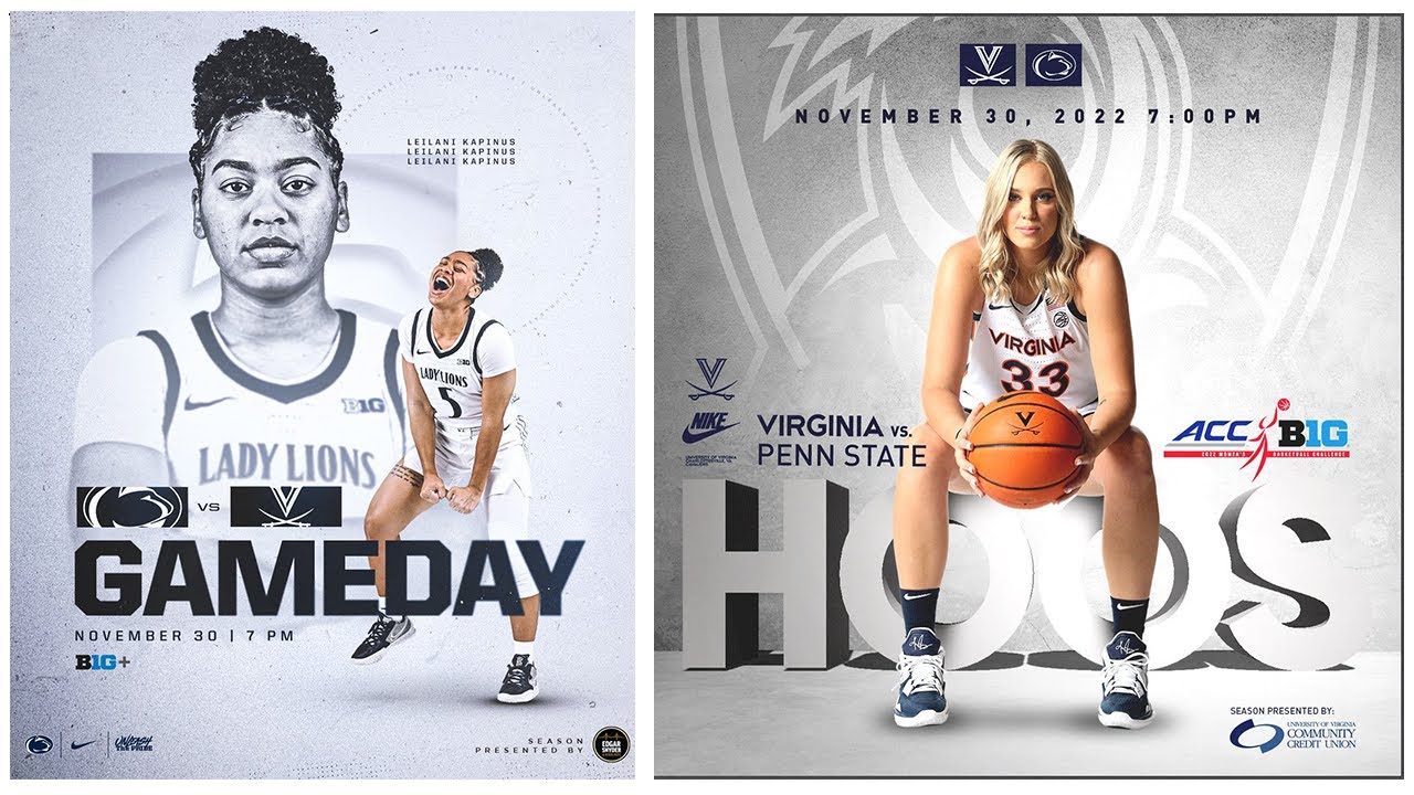 Penn State vs Virginia | 2022 ACC/Big Ten Challenge | 11.30.22 - YouTube