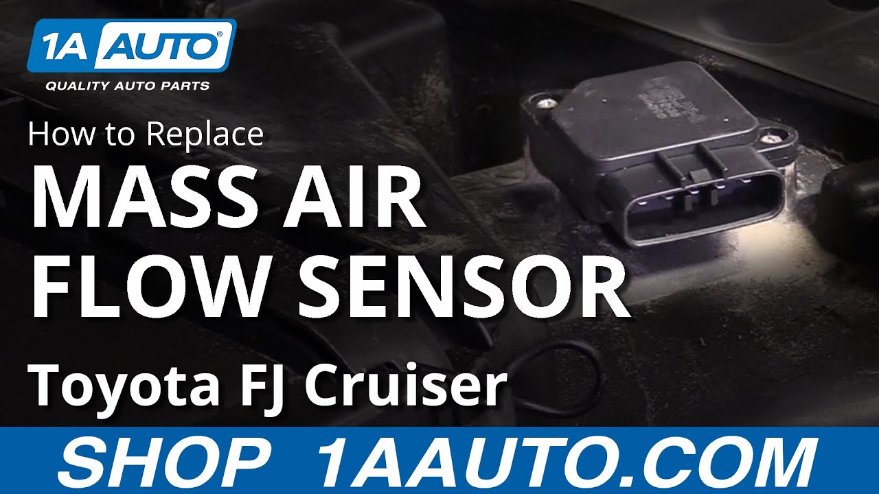 How to Replace Mass Air Flow Sensor Meter 2007-09 Toyota FJ Cruiser ...