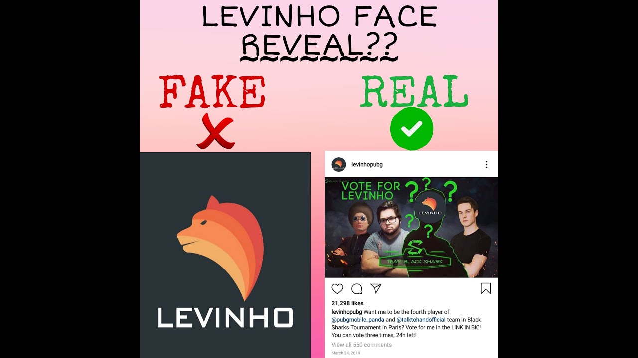 Levinho FACE REVEAL (ORIGINAL) | CELERIO GAMER | | Black Shark ...