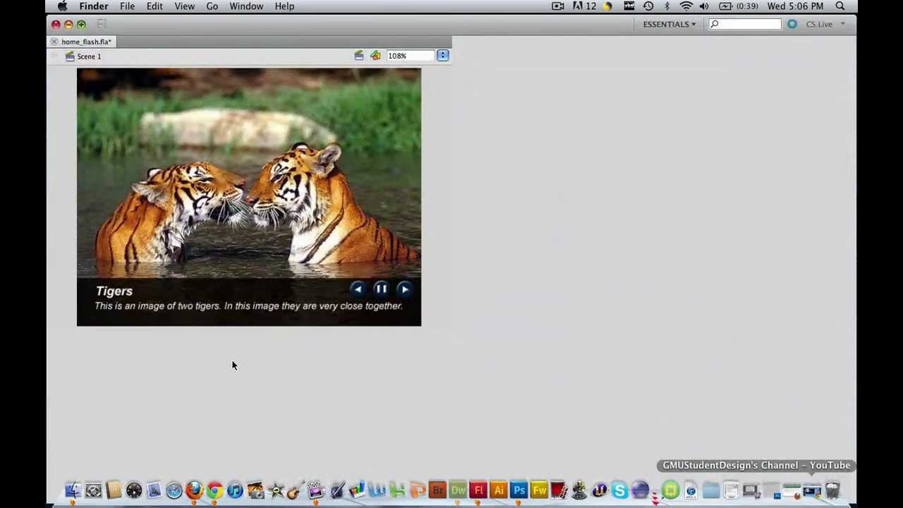 Make A Professional Website Slideshow - Part 10 - Create Hover Effect ...