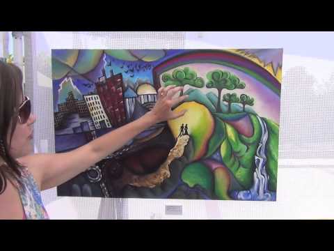 Tour of Tiffinity Fine Art Paintings - Mt. Palomar Art Fair, Temecula ...