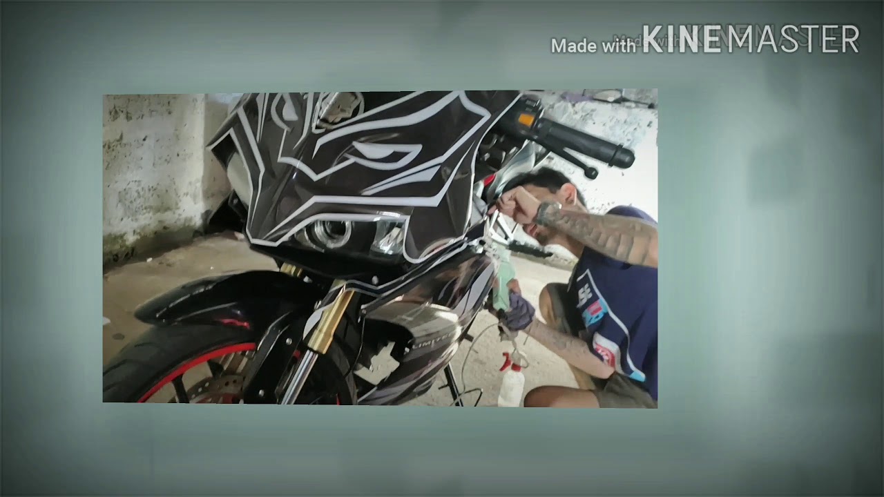 Z200s Motorstar Decals BLACK PANTHER - YouTube