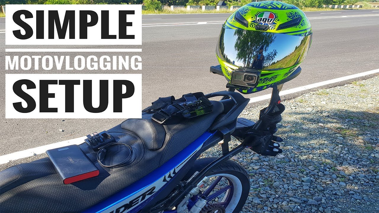 Simple Motovlogging Setup | DownShiftVinci - YouTube
