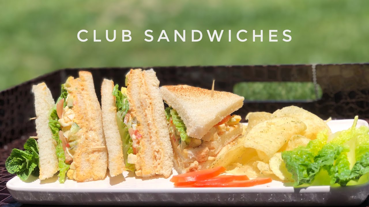 Club Sandwiches 4K | Chicken Club Sandwiches | By Blessed One - YouTube