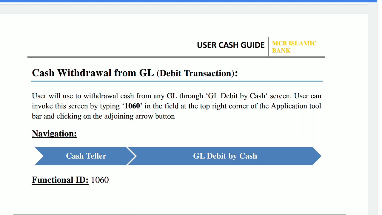 Cash withdrawal through GL - YouTube