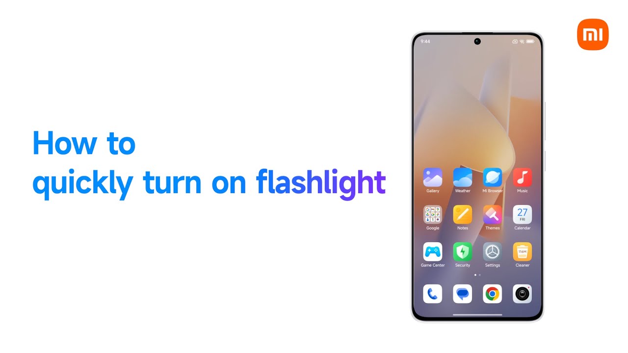 How to quickly turn on flashlight - YouTube