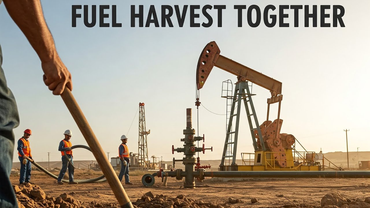 Fuel Harvest Together Wir stoßen auf Öl - YouTube