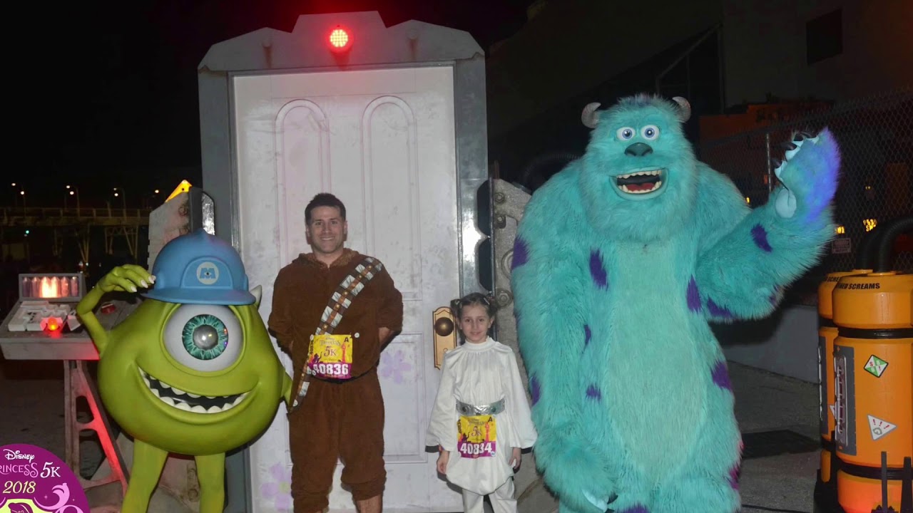 2018 Disney Princess 5k Full Course with Character Stops - YouTube