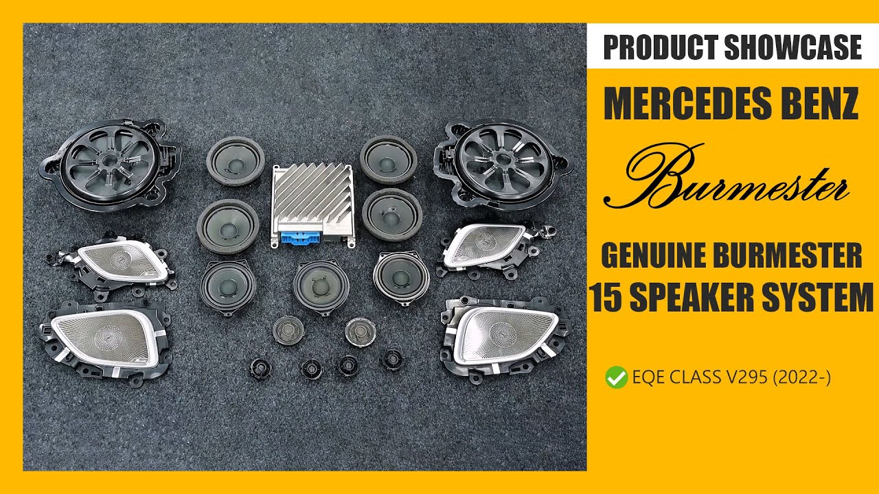 Genuine Mercedes Benz Retrofit Burmester 15 Speaker System For EQE ...