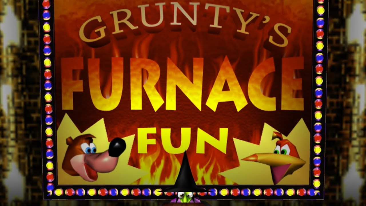 Banjo-Kazooie - 100% Walkthrough Part 21 GRUNTY'S FURNACE FUN! - YouTube