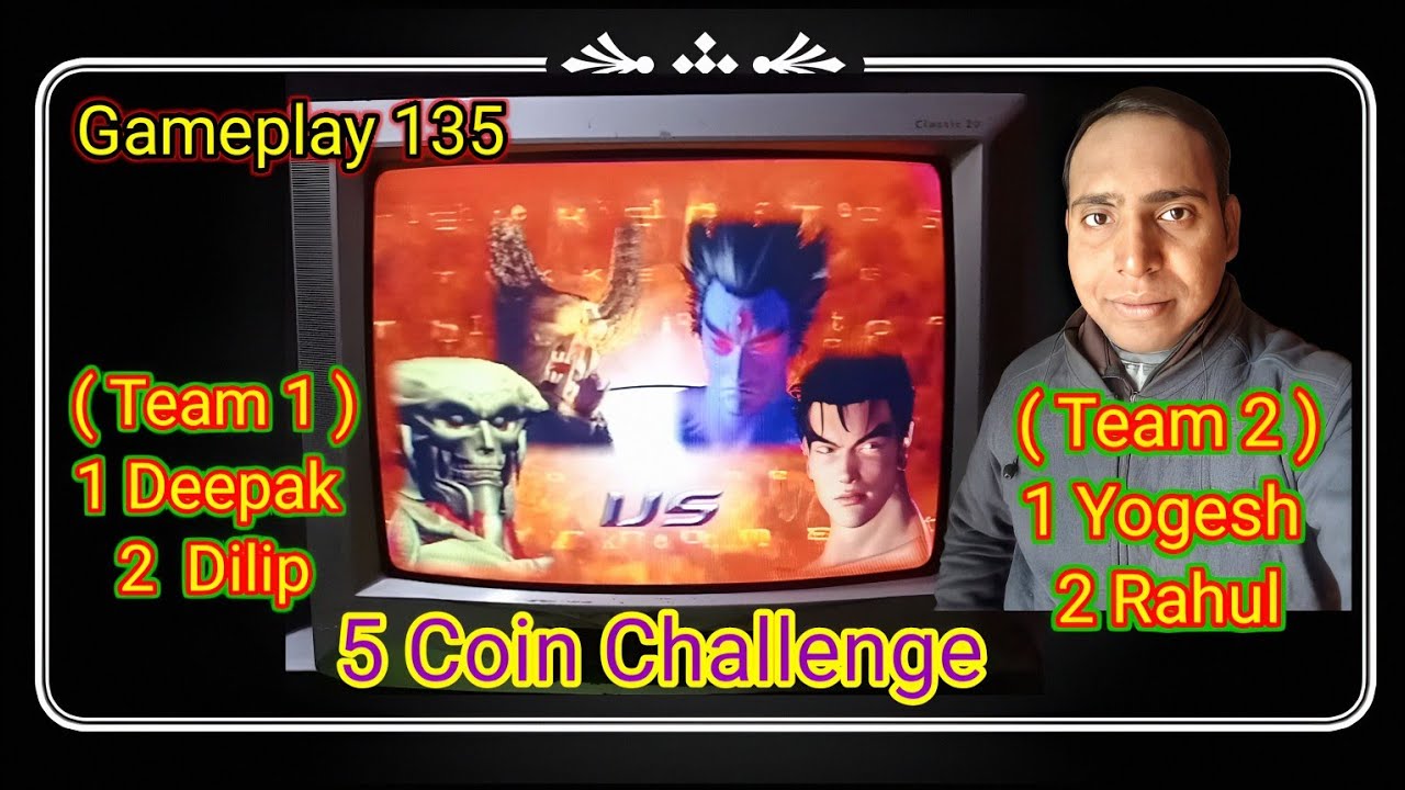 Deepak VS Rahul Team Challenge Gameplay 135 !! Tekken Tag Turnament ...