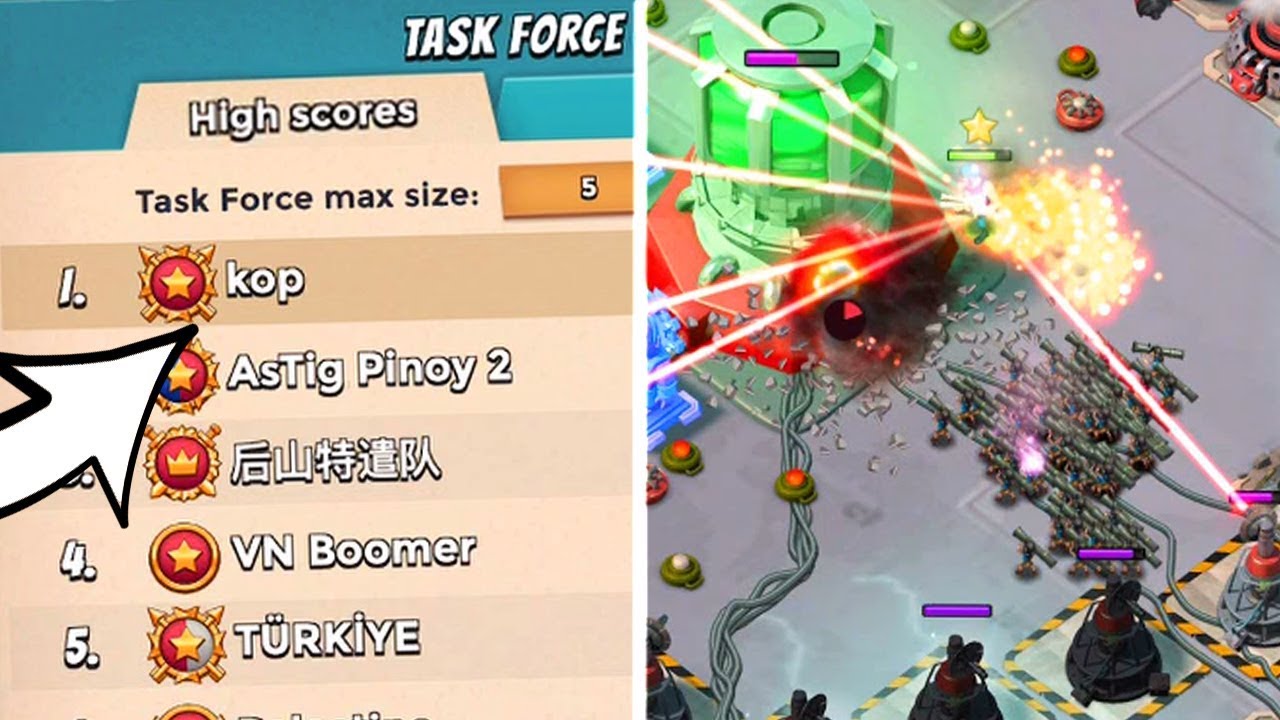 I'M IN THE #1 TASK FORCE!! Boom Beach Operation Gameplay! - YouTube