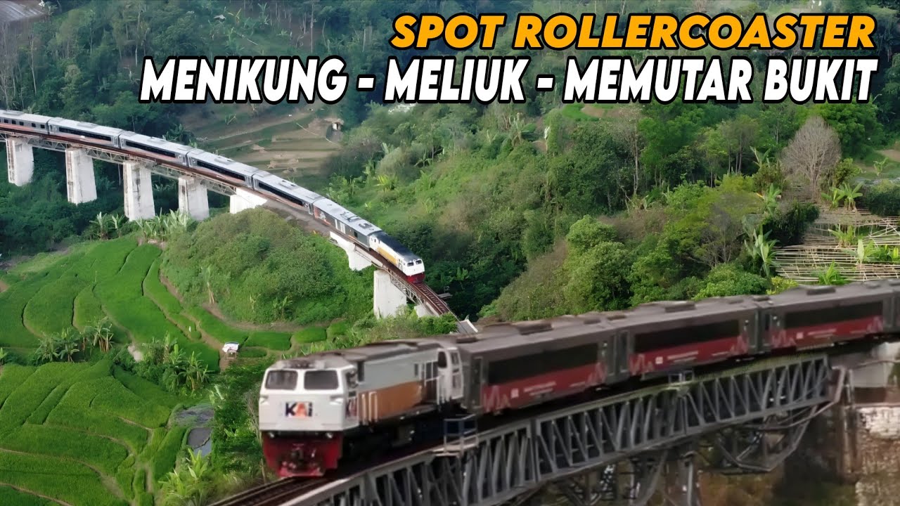 Ngeri Tapi Indah!! Kereta Meliuk di Jembatan Ala Rollercoaster – Spot ...