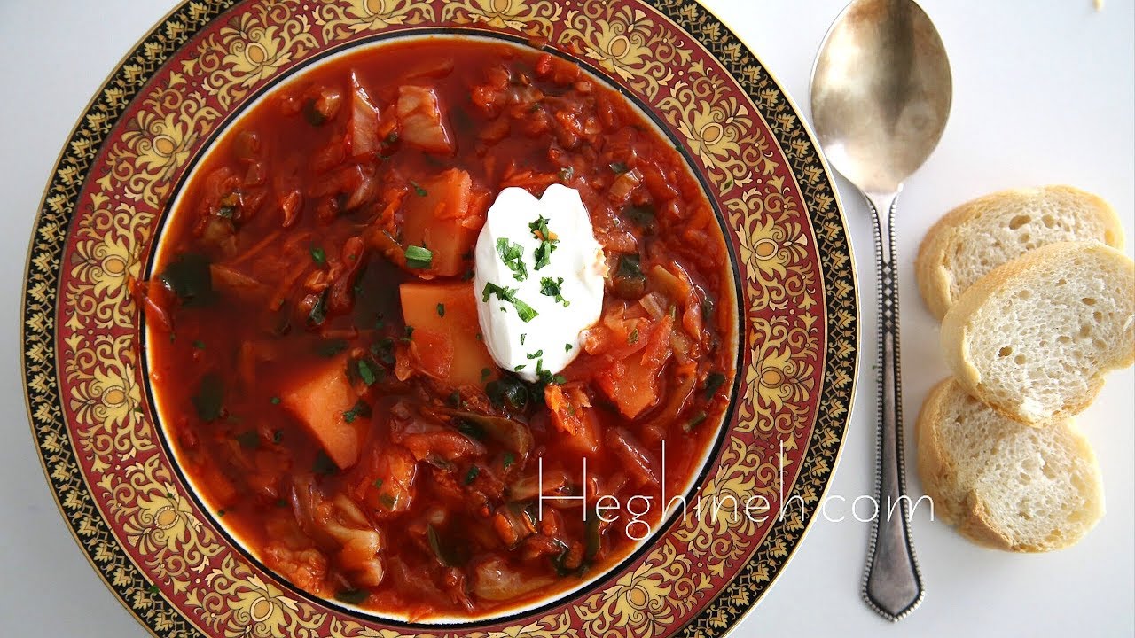 Բորշ - Borscht Soup Recipe - Heghineh Cooking Show in Armenian - YouTube