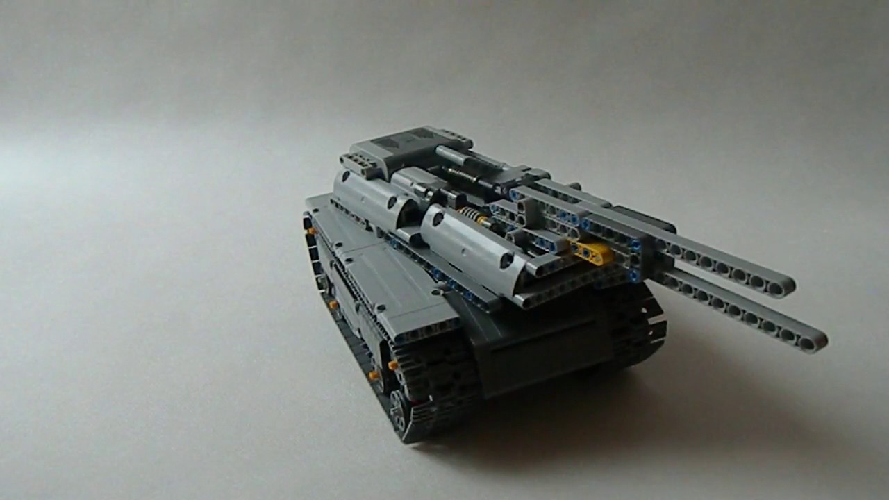 LEGO TECHNIC tank witch shooting mechanism - YouTube