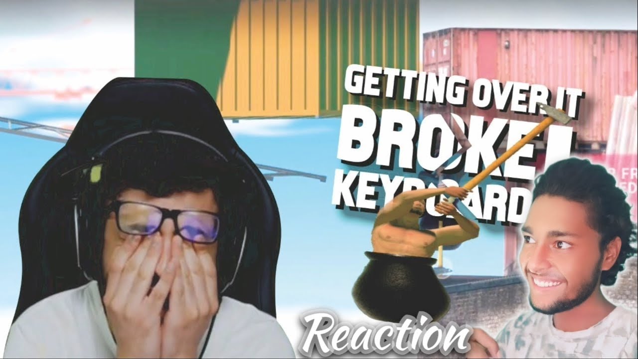 Reaction by getting over it game play by carryminati funny video clip ...