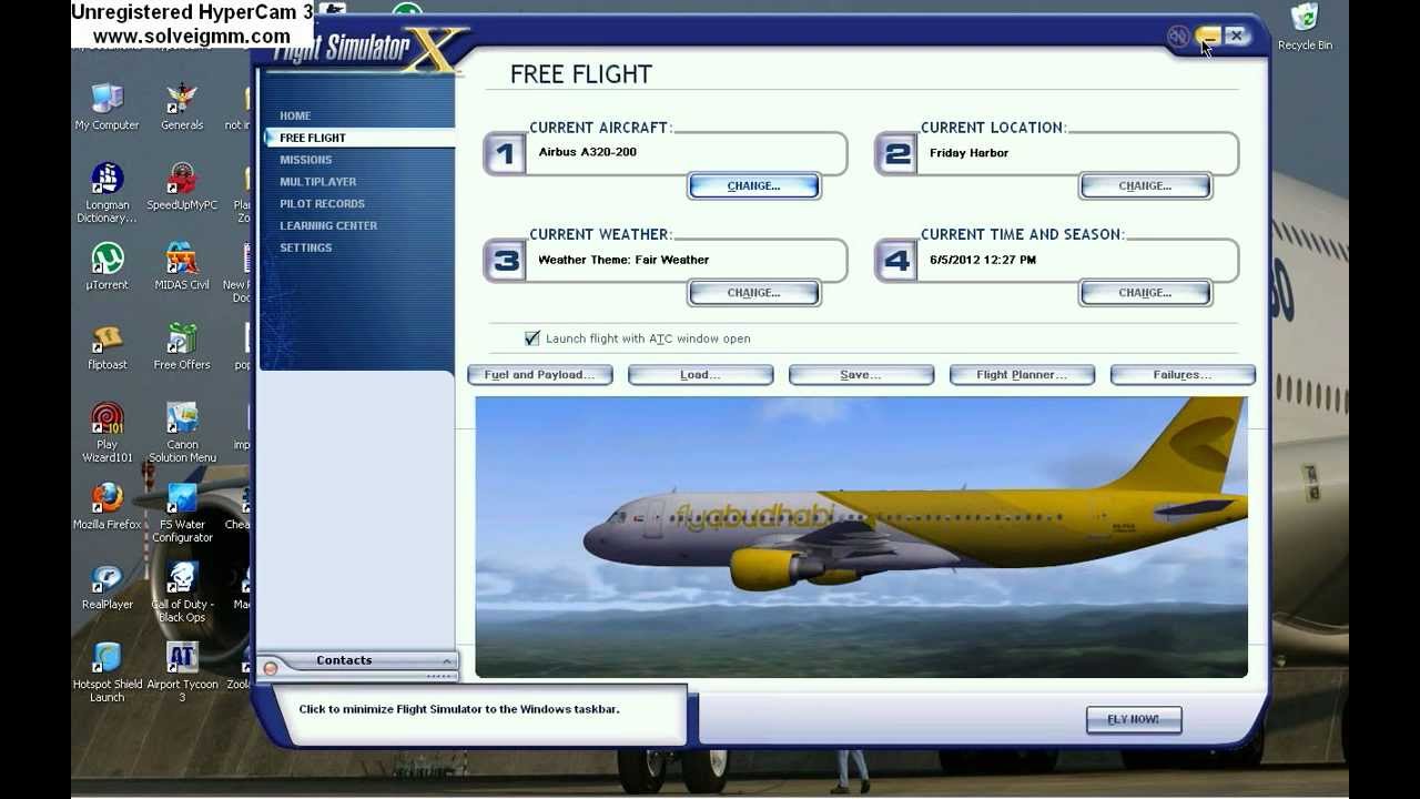 How to Download planes to FSX - YouTube