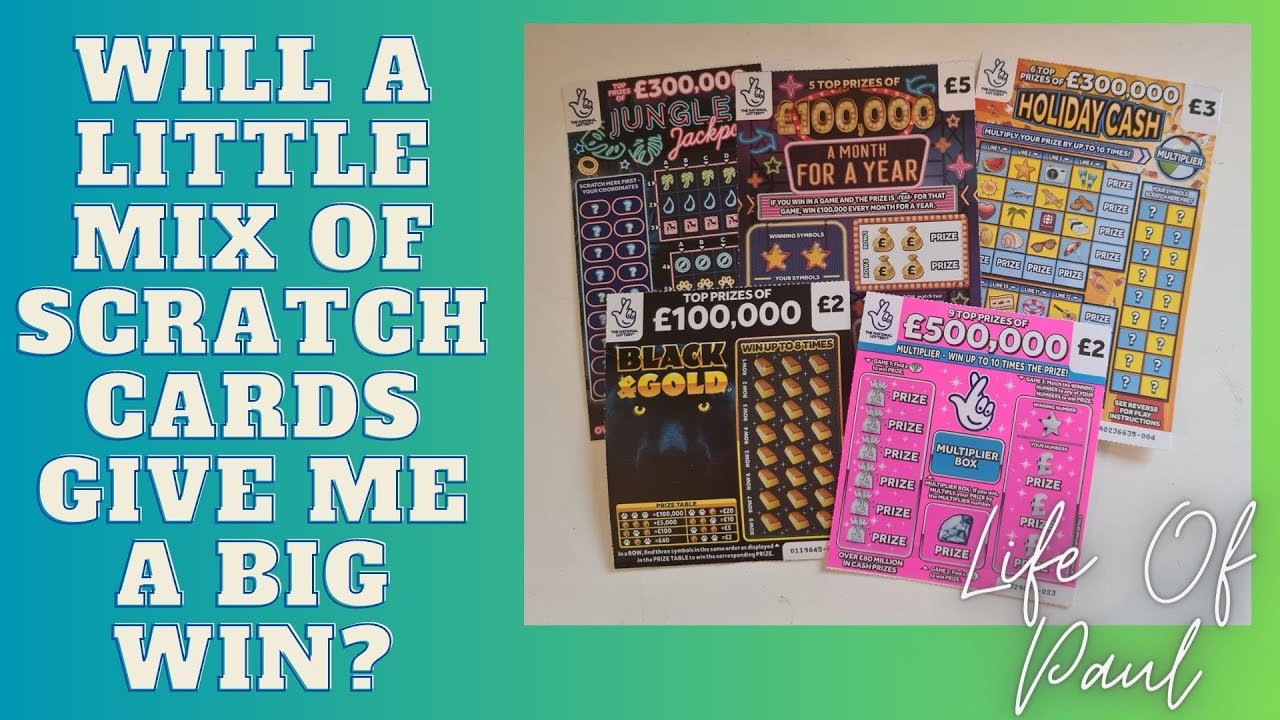 £15 of scratch cards. A mix of £5, £3 and £2 scratch cards, will I be ...