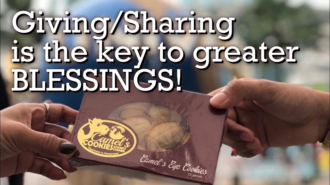 Giving/Sharing is the key to greater BLESSINGS! - YouTube