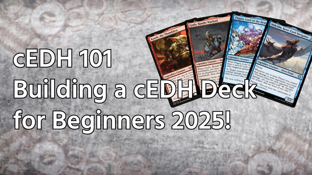 MTG cEDH 101! Deck Building for Beginners! - YouTube