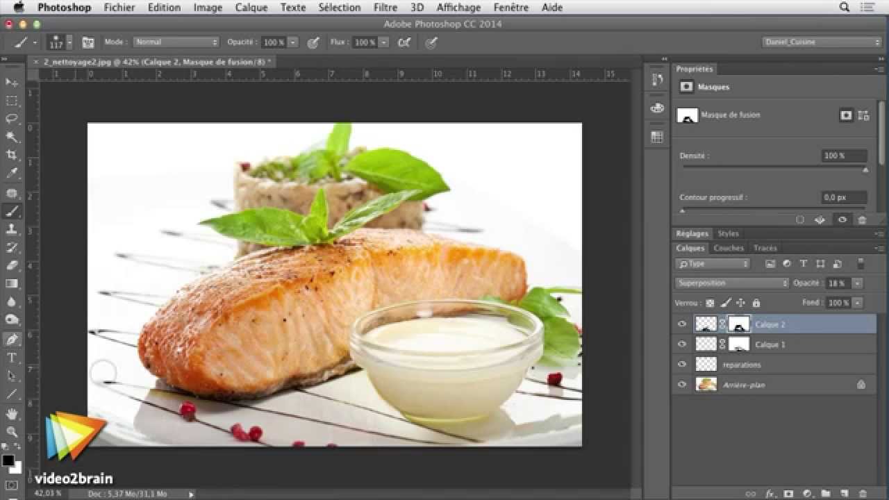 Tutoriel Photoshop CC : Gérer les reflets | video2brain.com - YouTube