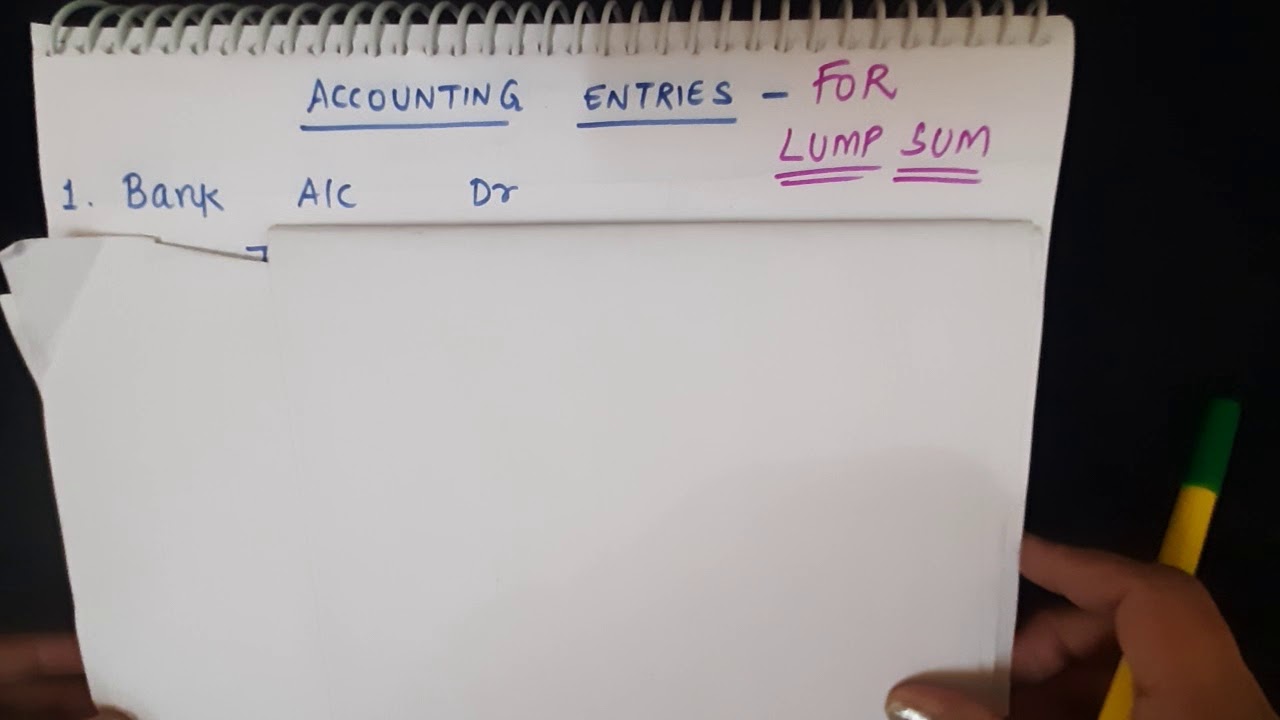 CLASS 12 | Issue of Shares-7 |Journal Entries Issue in Lump Sum ...