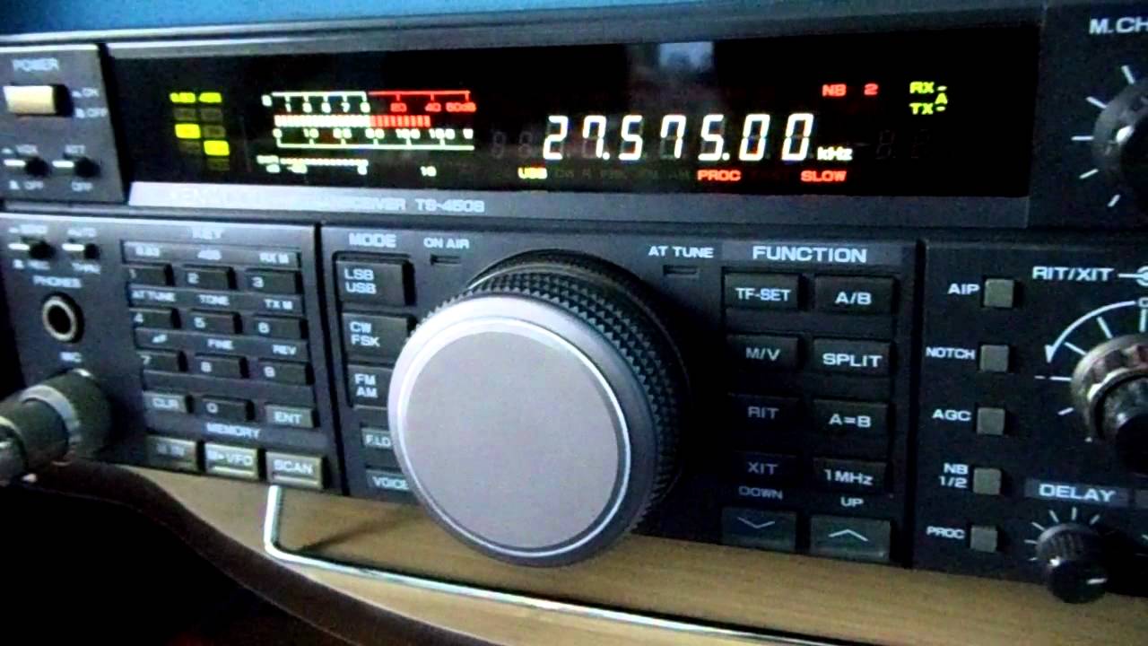 kenwood ts 450s - YouTube