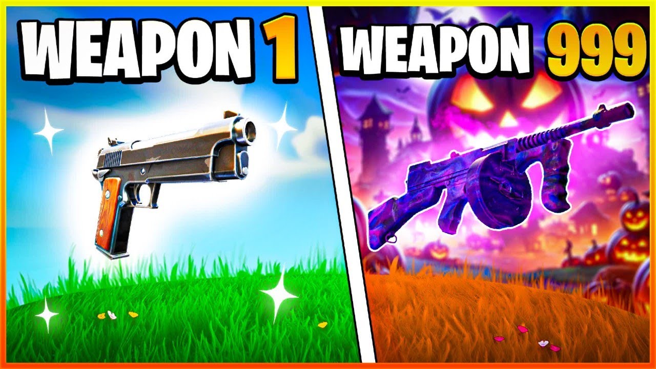 Fortnite - Spooky Gun Game One Shot Gameplay (Creative Map) - YouTube