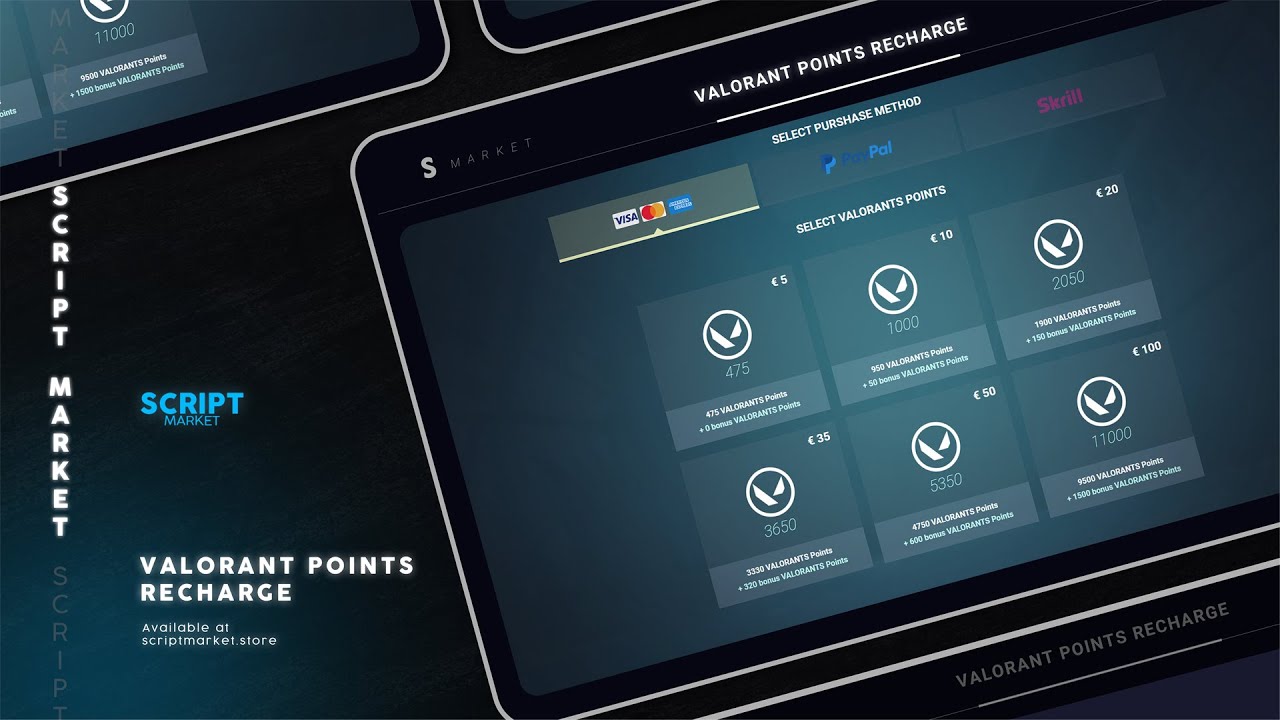 Valorant Riot Points Recharge Page - YouTube
