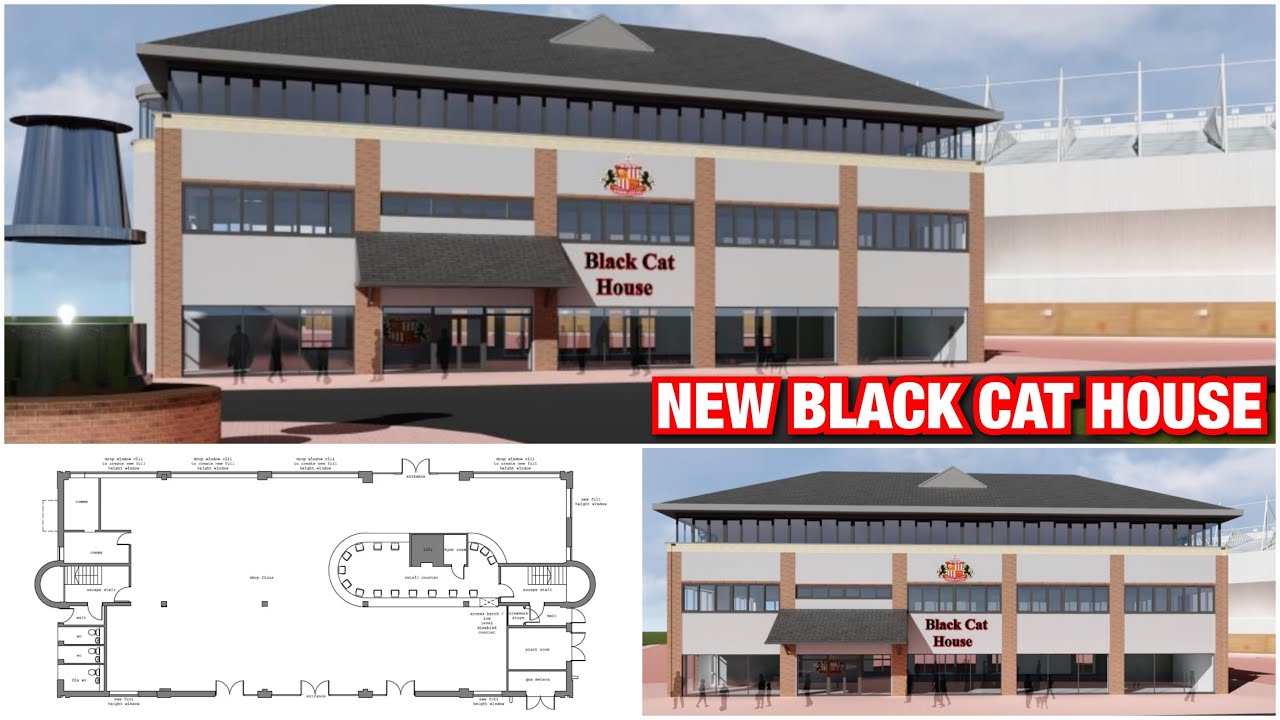 A look at what the new Sunderland Black Cat House Club Shop might look ...