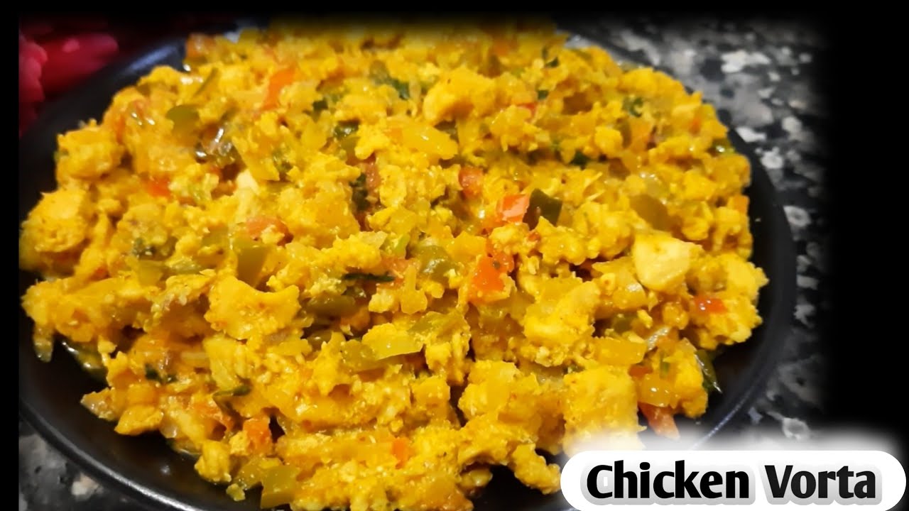 Kolkata restaurant style chicken bharta original recipe // Street style ...