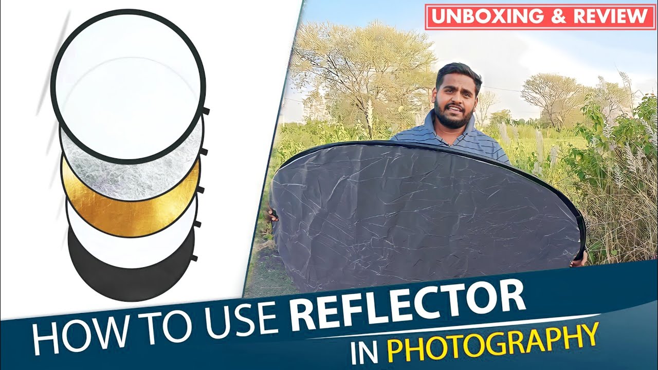 How To Use 5 in 1 Reflector In Outdoor Photography & YouTube Video ...