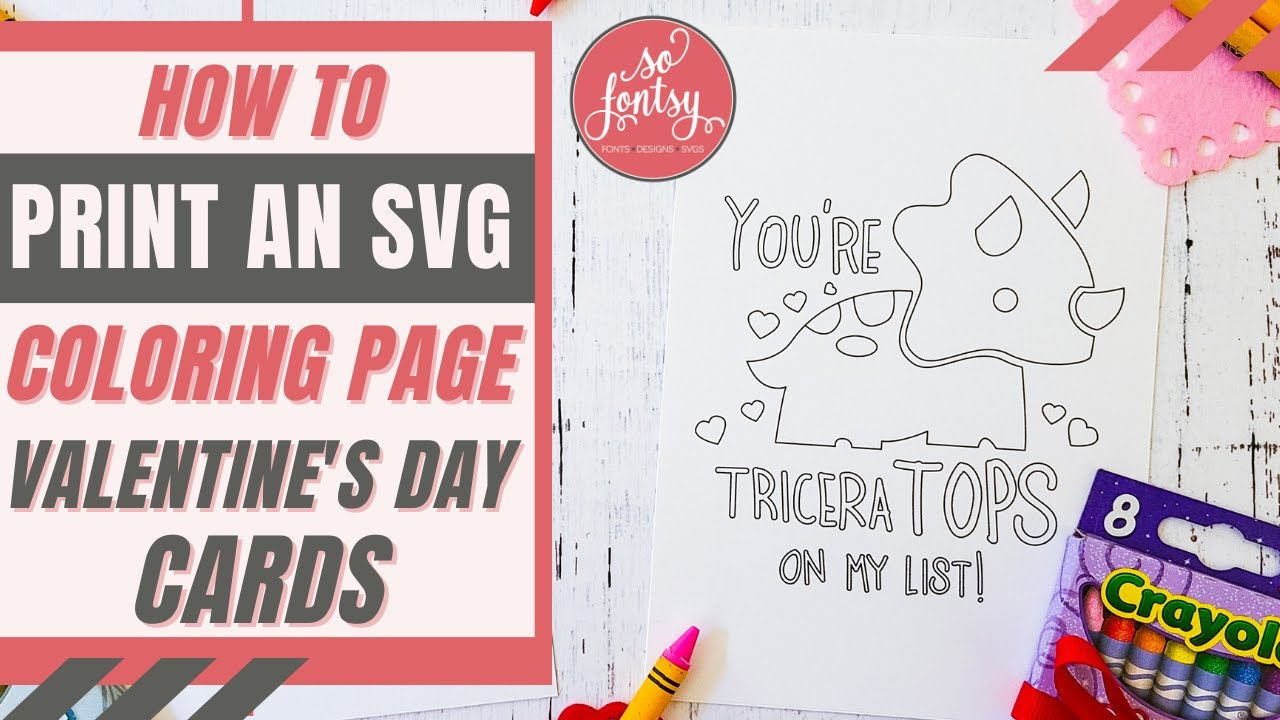 How to Print an SVG to Create a Printable Coloring Page ️ - YouTube