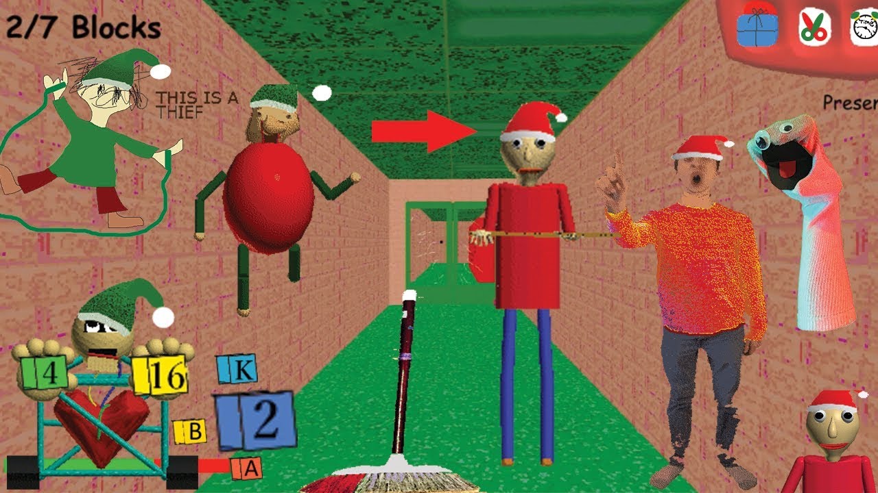 Baldi's Christmas [Baldi Mod] - YouTube