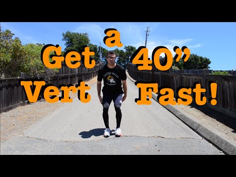 Get a 40 Inch Vertical Fast! - YouTube