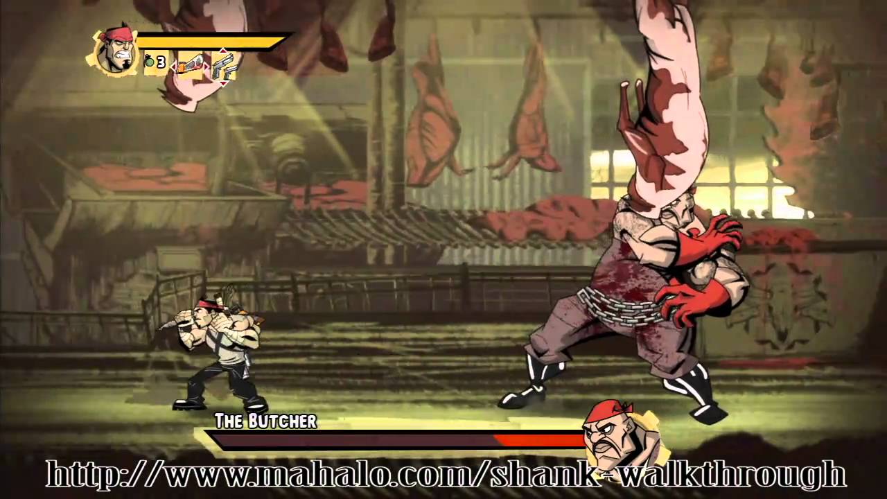 Shank Walkthrough - Level 7 - Boss Battle: The Butcher - YouTube