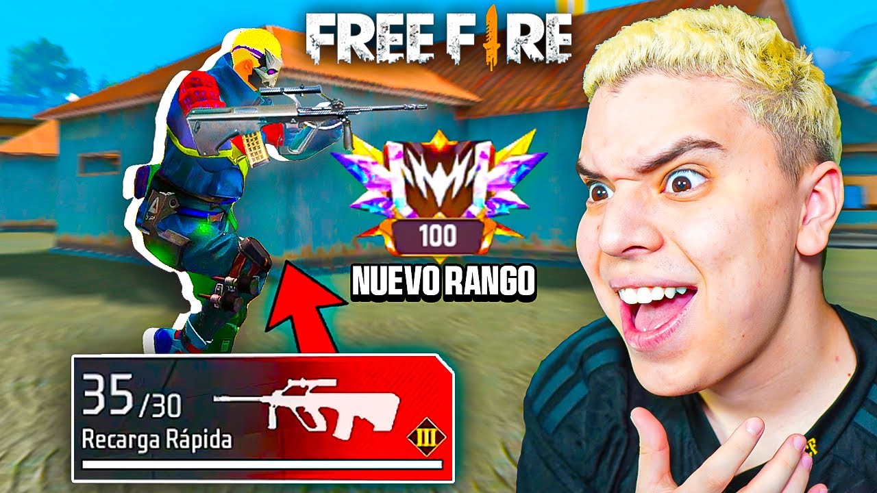 NUEVA AUG CON 3 CHIPS 😲 NUEVO RANGO EN FREE FIRE! 🔥 TODA LA ...