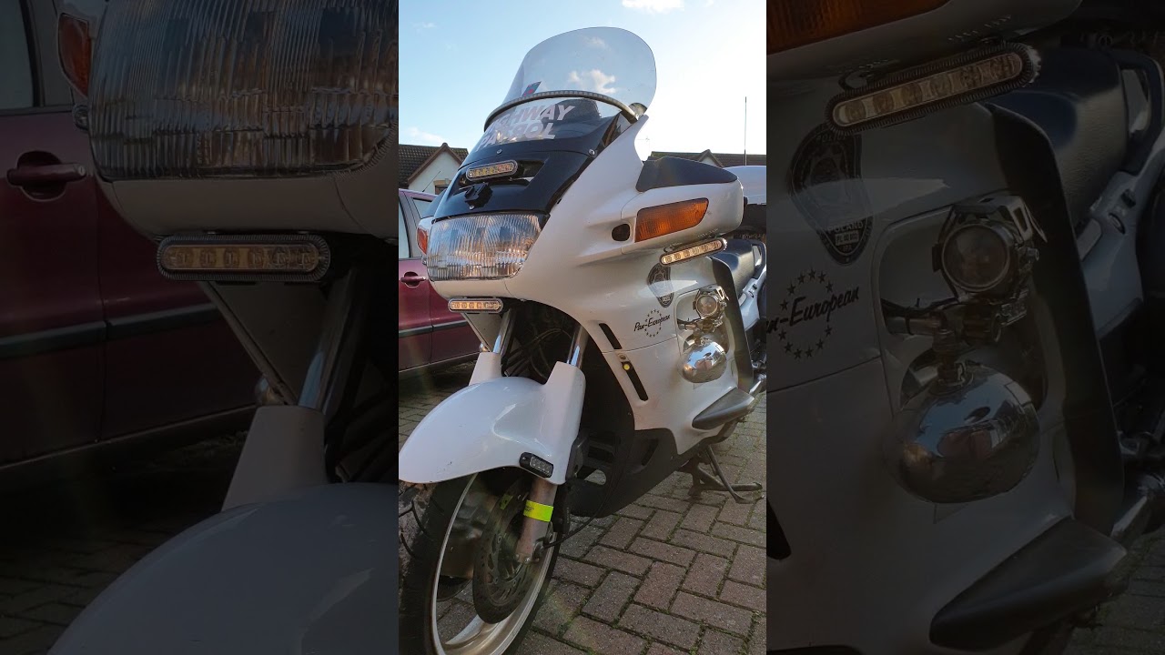Honda Pan European ST1100 Police Code 3 - YouTube