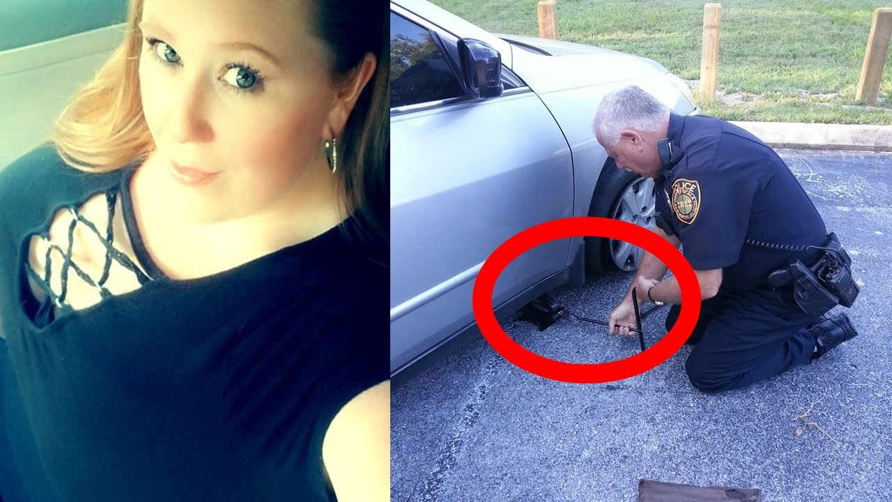 Mom Bends Over To Fix Flat Tire On Vacant Lot Man Takes Notice mom-bends-over-to-fix-flat-tire-on-vacant-lot-man-takes-notice
