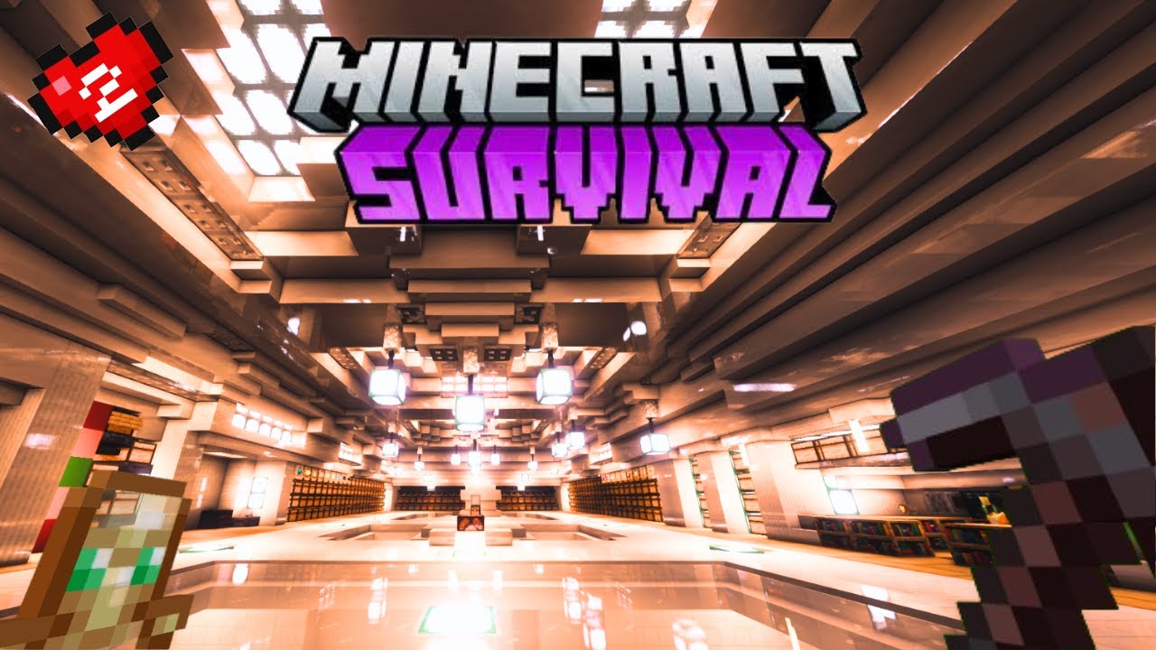 J'AI CONSTRUIT UNE ENORME SALLE DES COFFRES SUR MINECRAFT #2 [Survie FR ...