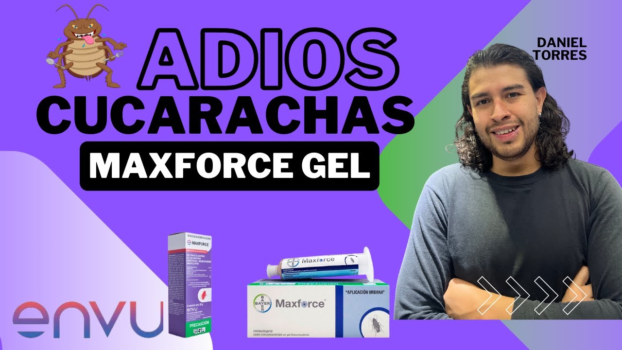 Maxforce Gel| Gel cucarachicida Bayer-ENVU - YouTube