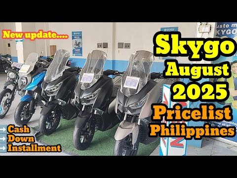 Skygo Motorcycle August 2025 Pricelist Philippines！ - YouTube