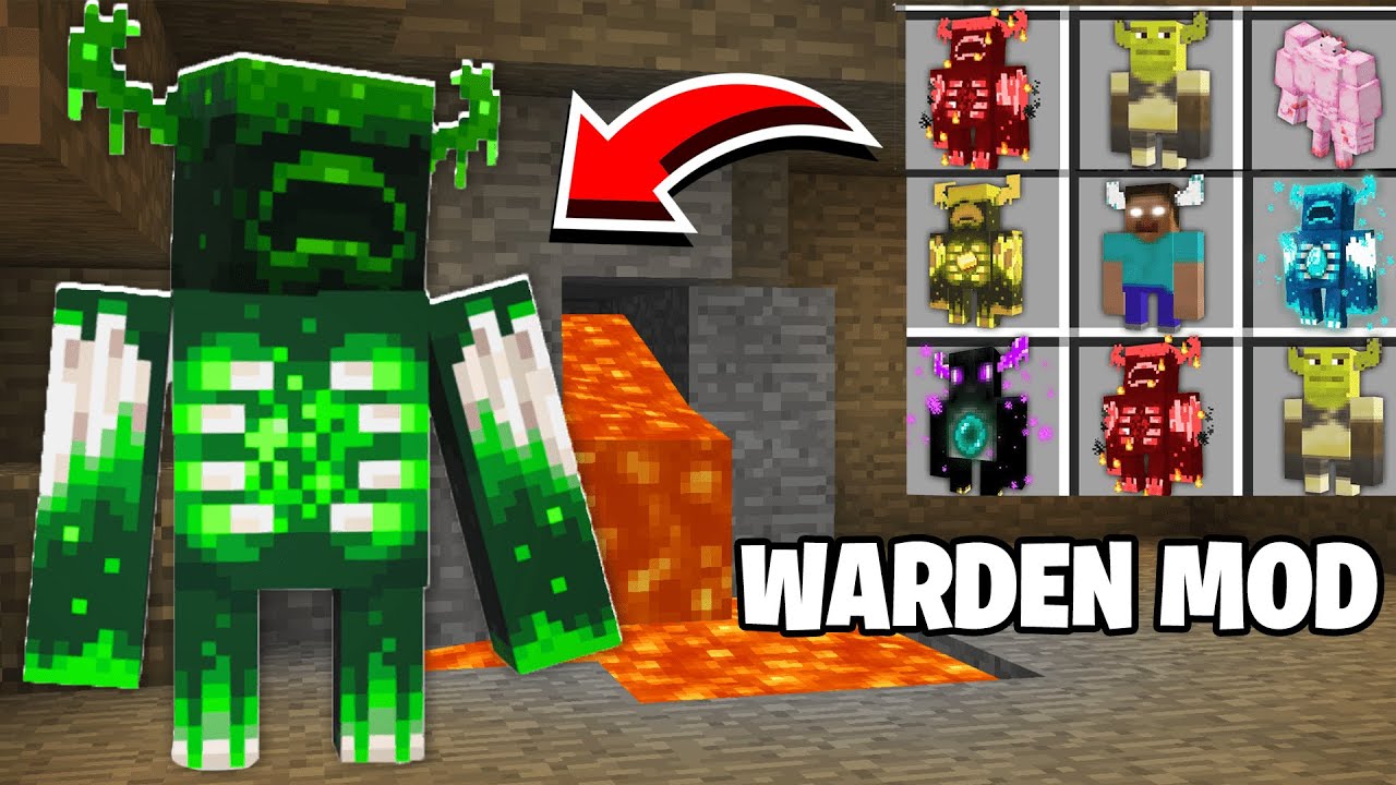 COME AVERE LA MOD DEI WARDEN SU MINECRAFT!! -WARDEN MOD - YouTube