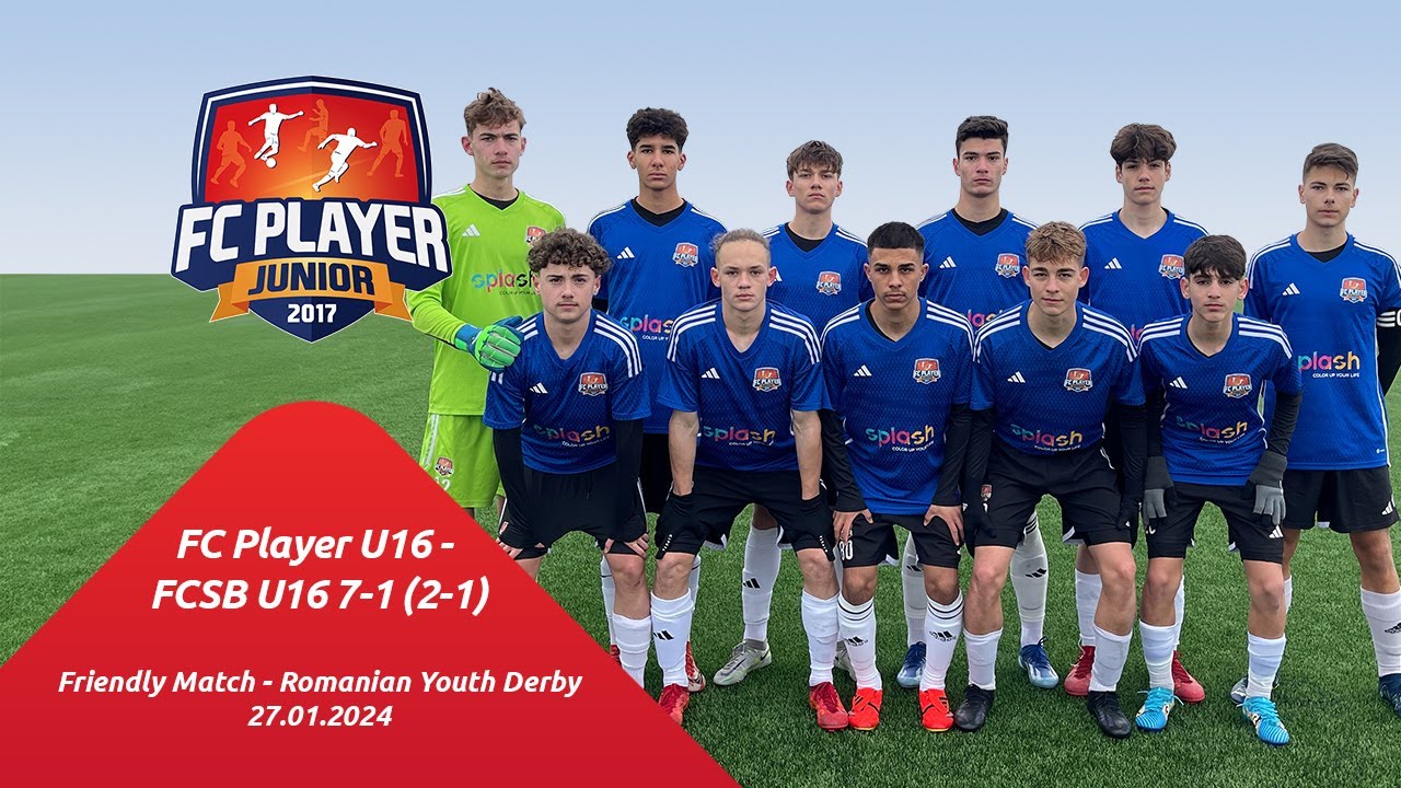 FC Player U16 - FCSB U16 7-1 (2-1) - YouTube