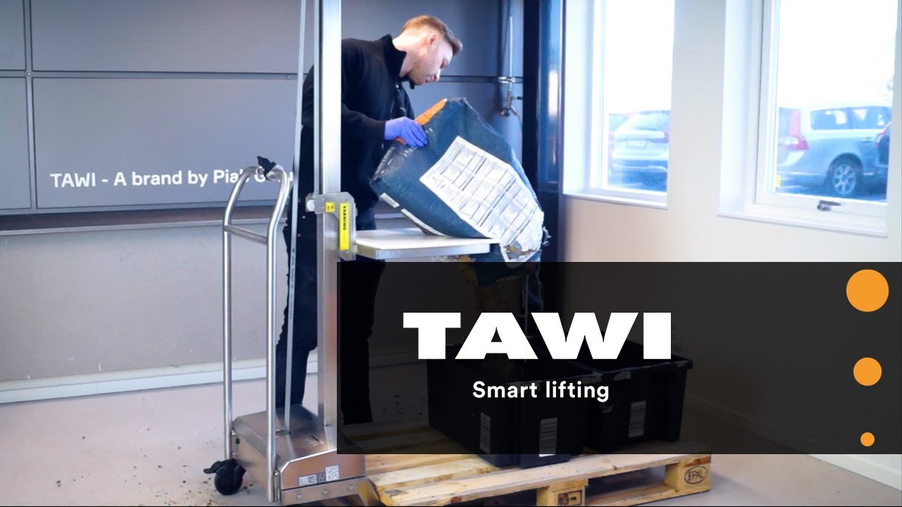TAWI Stainless Steel Lifting Trolley | Ergonomic material handling in ...