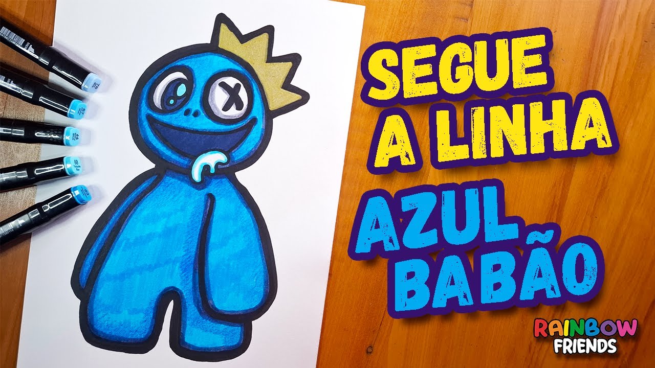 COMO DESENHAR AZUL BABÃO | PASSO A PASSO - YouTube