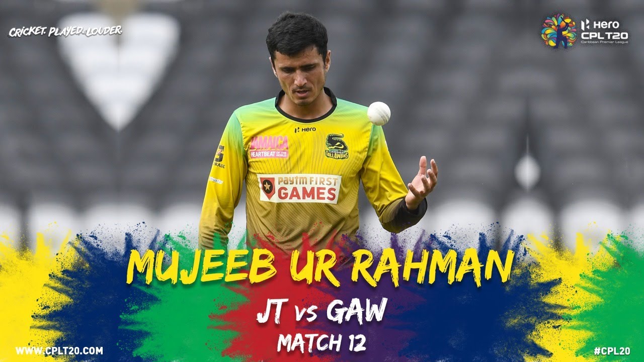 MATCH 12 KEY PLAYER | MUJEEB UR RAHMAN JT | #CPL20 #GAWvJT # ...