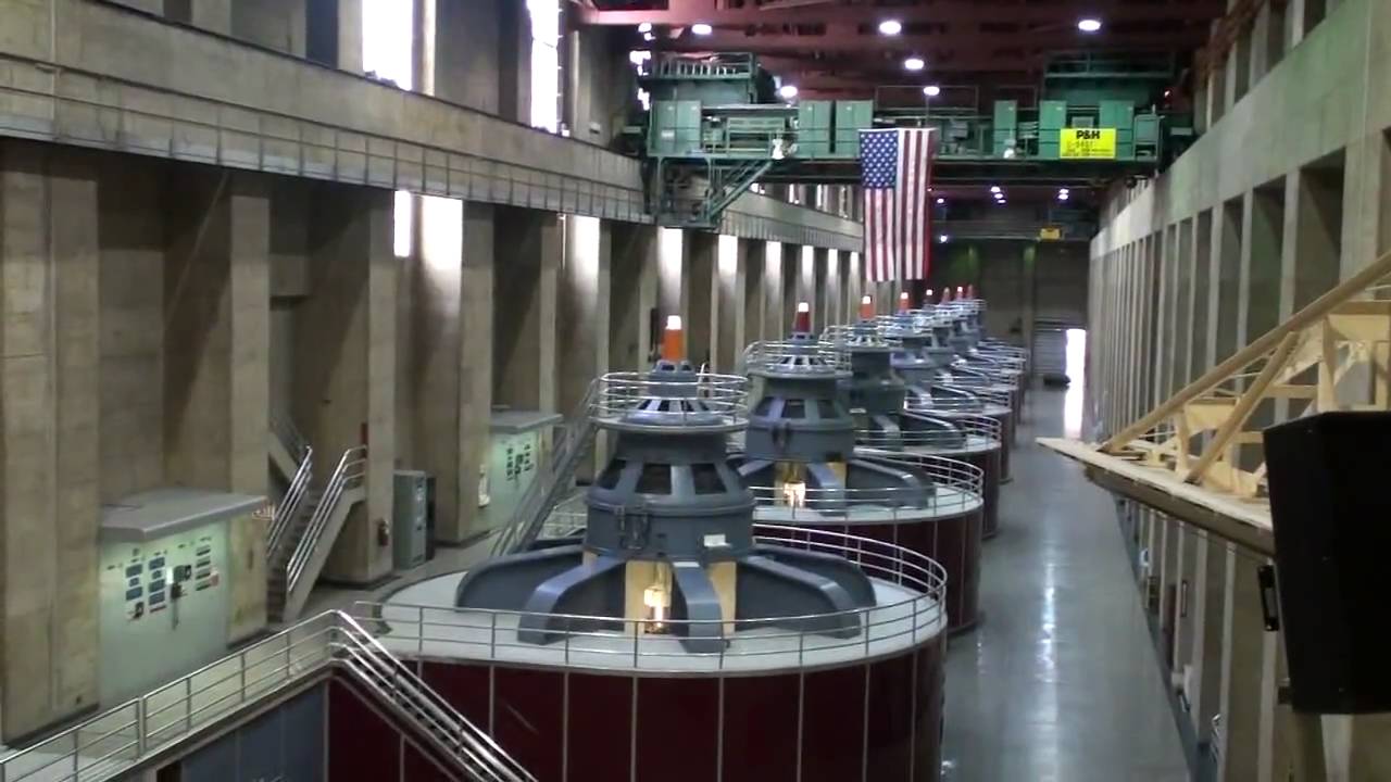 Hoover Dam pump house - YouTube