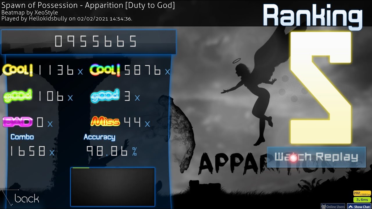 Apparition (osu!mania 4k) - YouTube