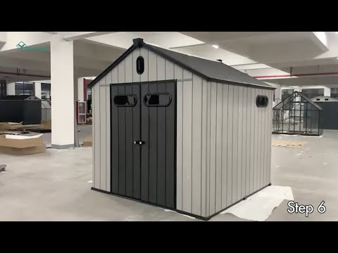 HOW TO INSTALL: Outdoor Resin Storage Shed Installation Guide - YouTube